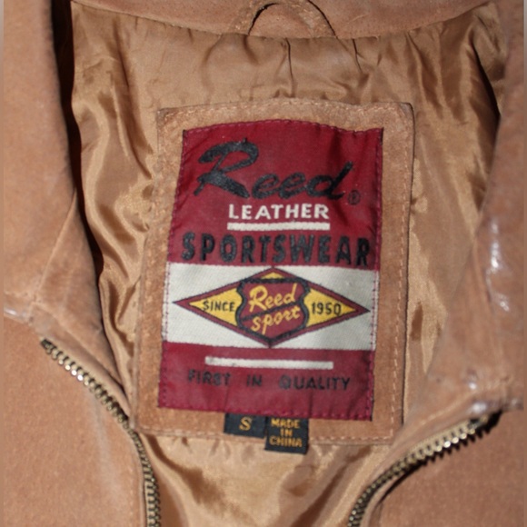 Reed Leather | Jackets & Coats | Vintage Brown Leather Jacket | Poshmark